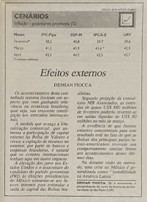 "Efeitos Externos" - Demian Fiocca