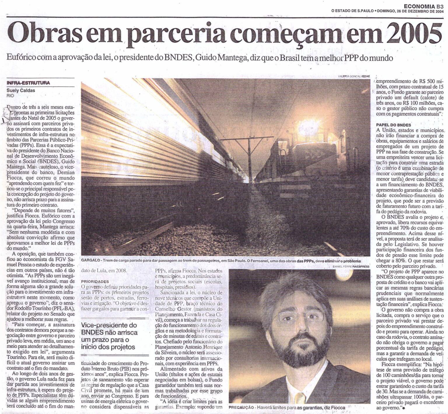 "Obras em Parceria começam em 2005" - Demian Fiocca