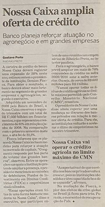 "Nossa Caixa amplia oferta de crédito" - Demian Fiocca