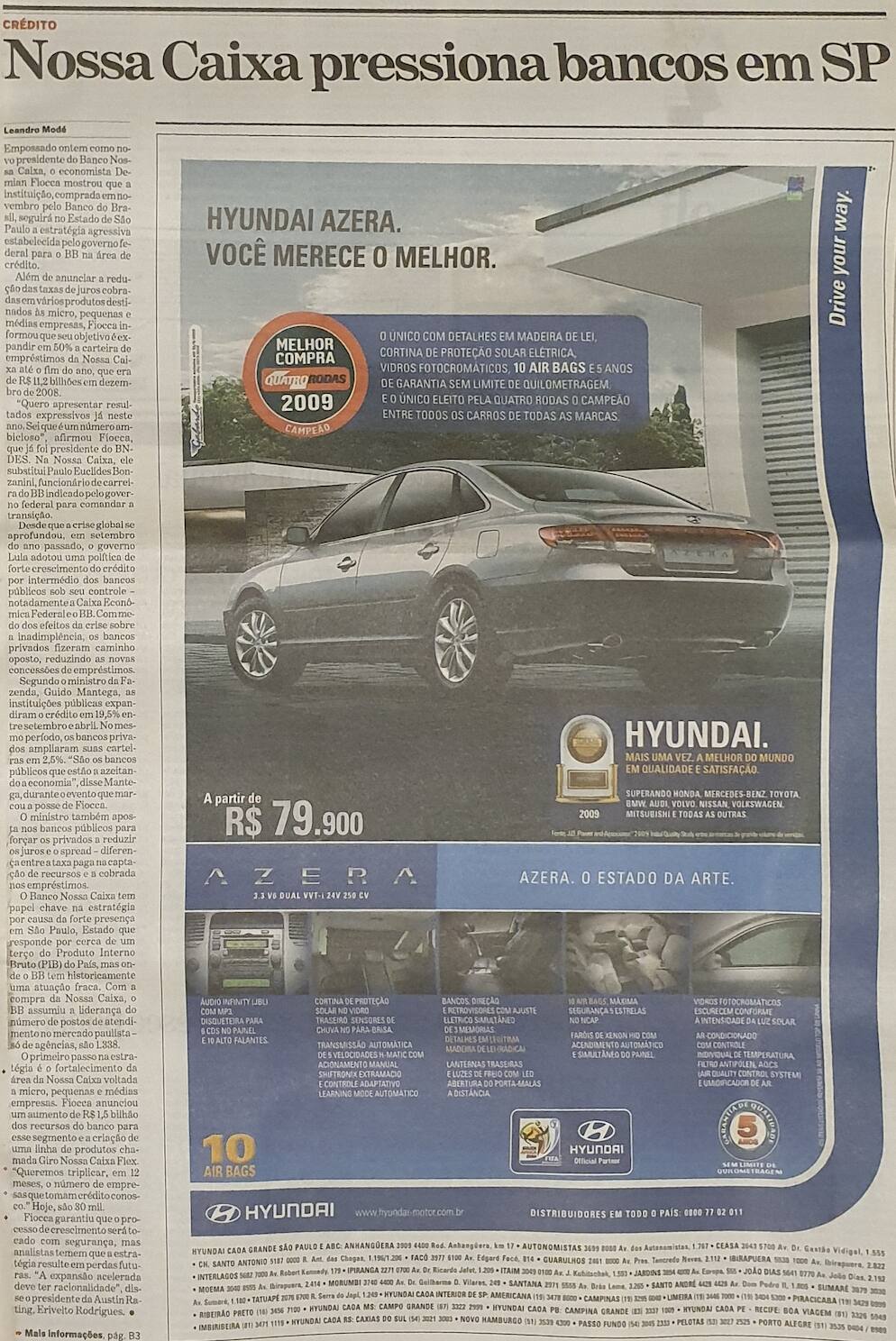 "Nossa Caixa pressiona bancos em SP" - Demian Fiocca