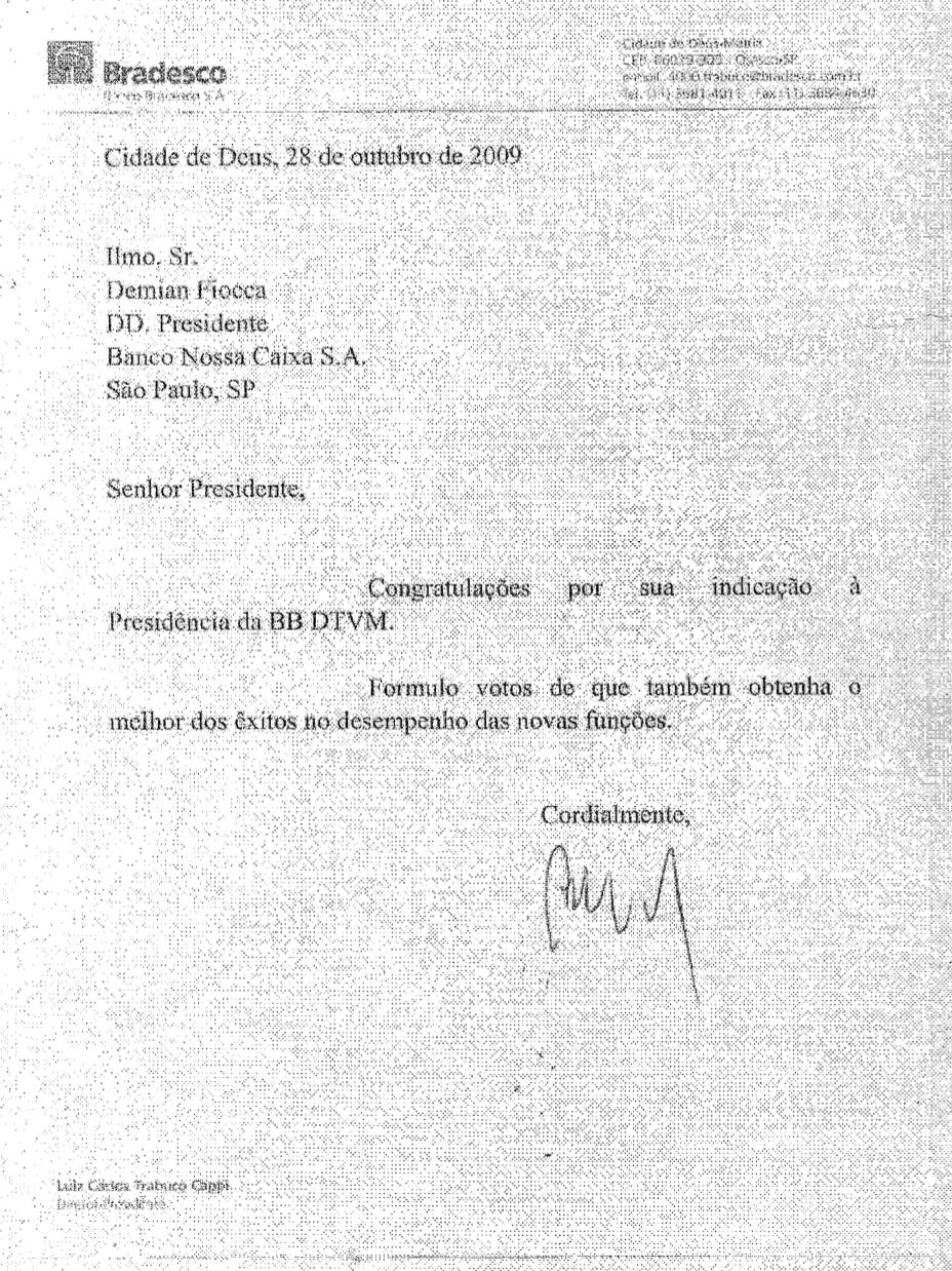 "Carta de Luiz Carlos Trabuco" - Demian Fiocca